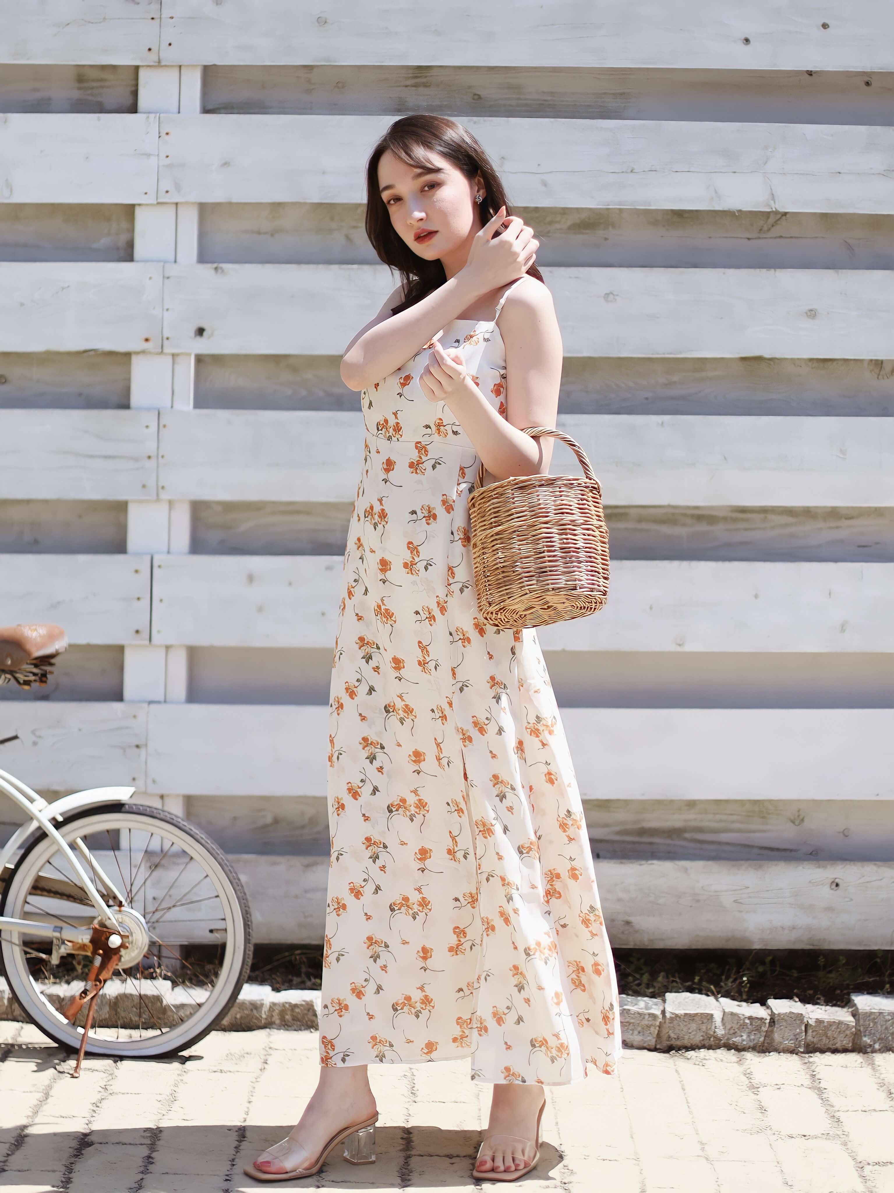 Floral Chiffon One-Piece – VANON